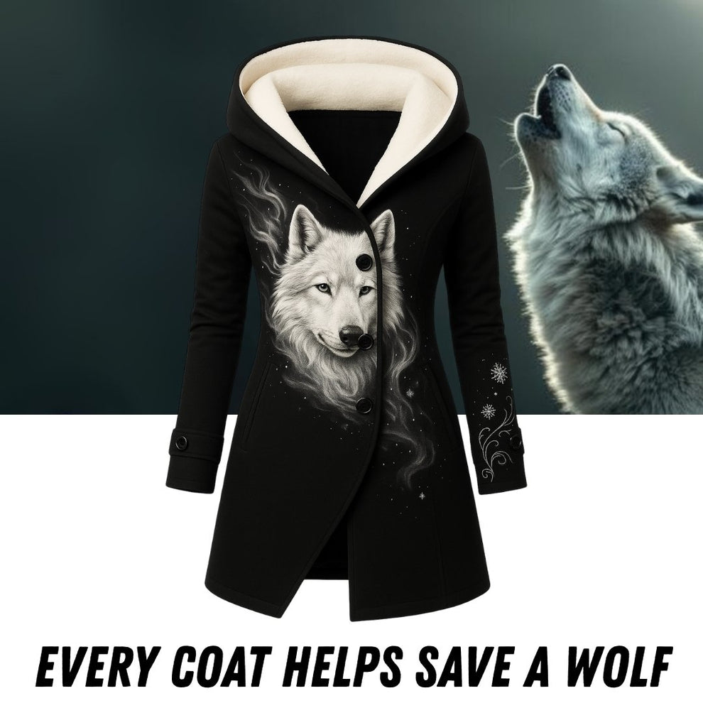 Save A Wolf Coat For Women – Wolf Mission