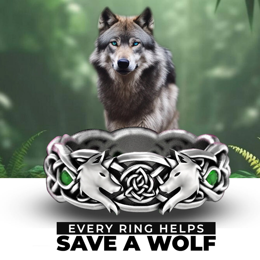Wolf Mission™ Save A Wolf Ring